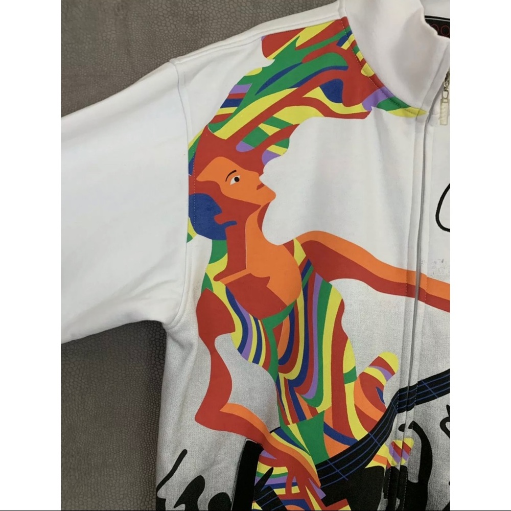 Coogi- Vintage Full Zip Track Jacket Rare Design - Gem